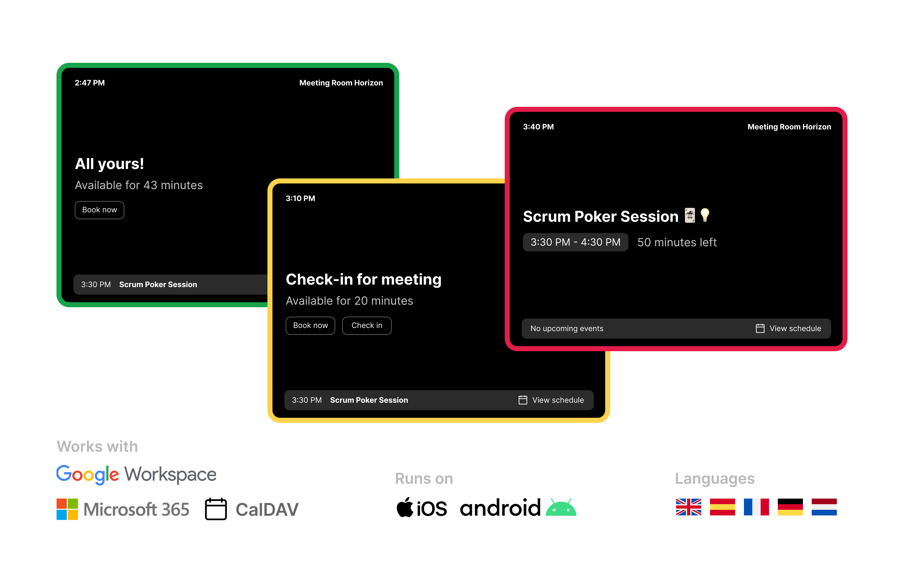 Spacepad - Simple privacy-focused room displays for every workplace